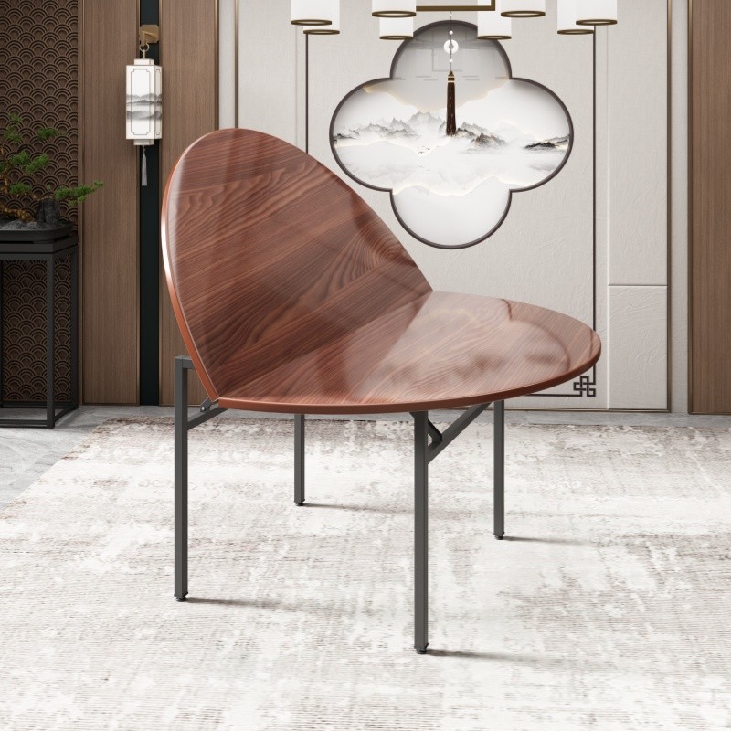 JY-8/#Foldable Dining Table Solid Wood Large round Table Panel Home ...