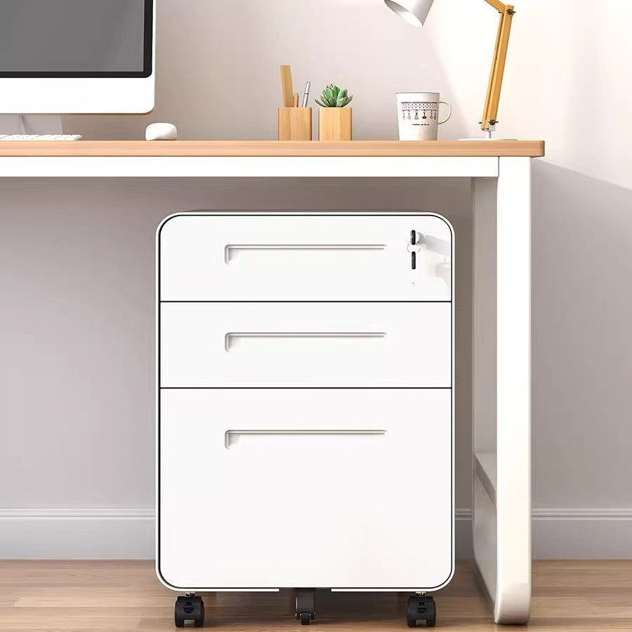 Contact seller/Movable Cabinet Iron File Cabinet under the Table Office ...