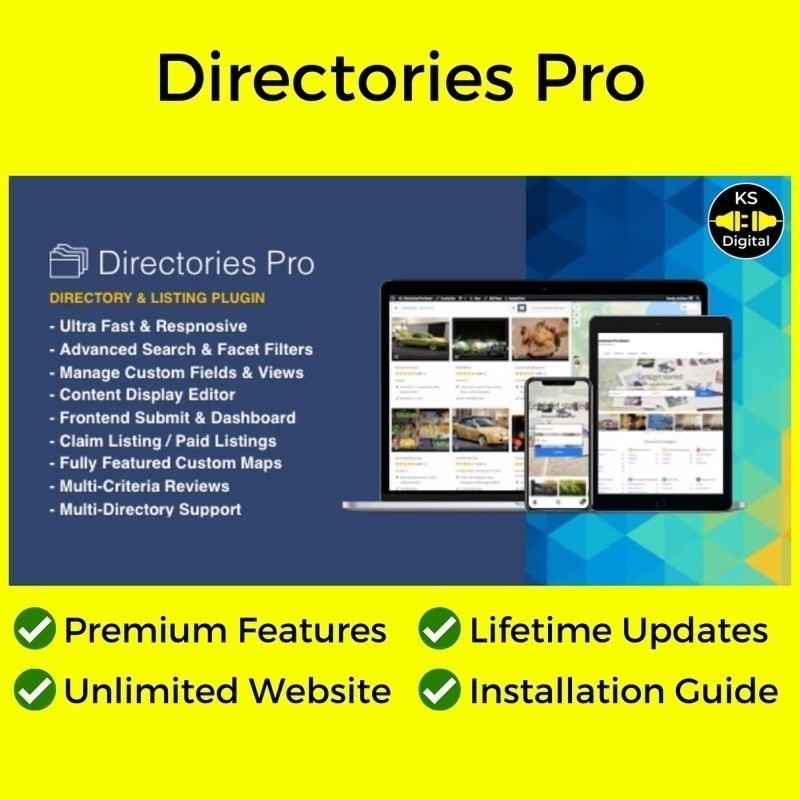 [Latest] Directories Pro WordPress Plugin (Free Updates + Premium ...