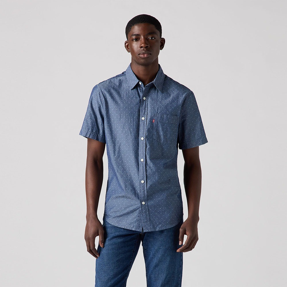 Levi's® Men's Short-Sleeve Classic Standard Fit Shirt 86627-0269 ...