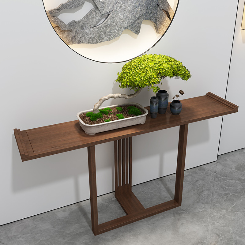 JY-8/#New Chinese Style Solid Wood Console Tables Simple Modern Lobby ...