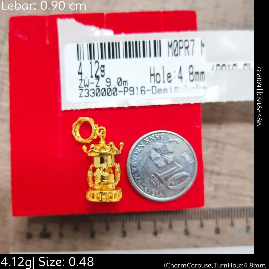 Emas916, Loket Carousel Turning 0.0 cm Pd 1028 P468 0.48 | Shopee Malaysia