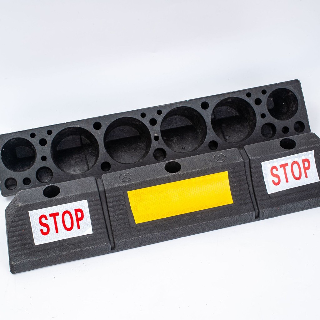 M-6/Rubber Parking Stopper Car Position Limiter Parking Space Retainer ...