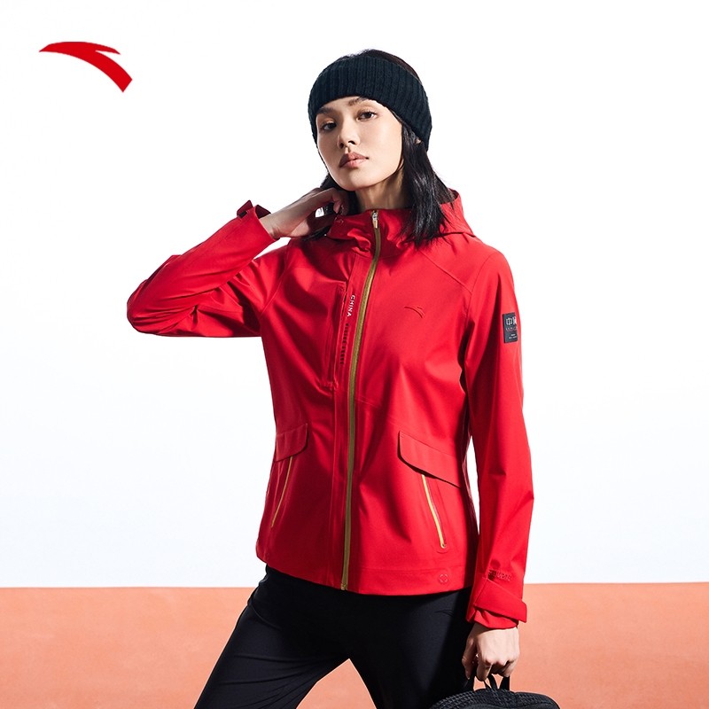 ANTA Women Chinese New Year CNY Lightweight Waterproof Jacket Aerovent ...