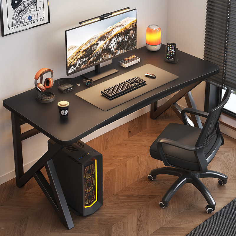 J-H/Office Desk Workbench Simple Table Computer Desk Desktop Home ...