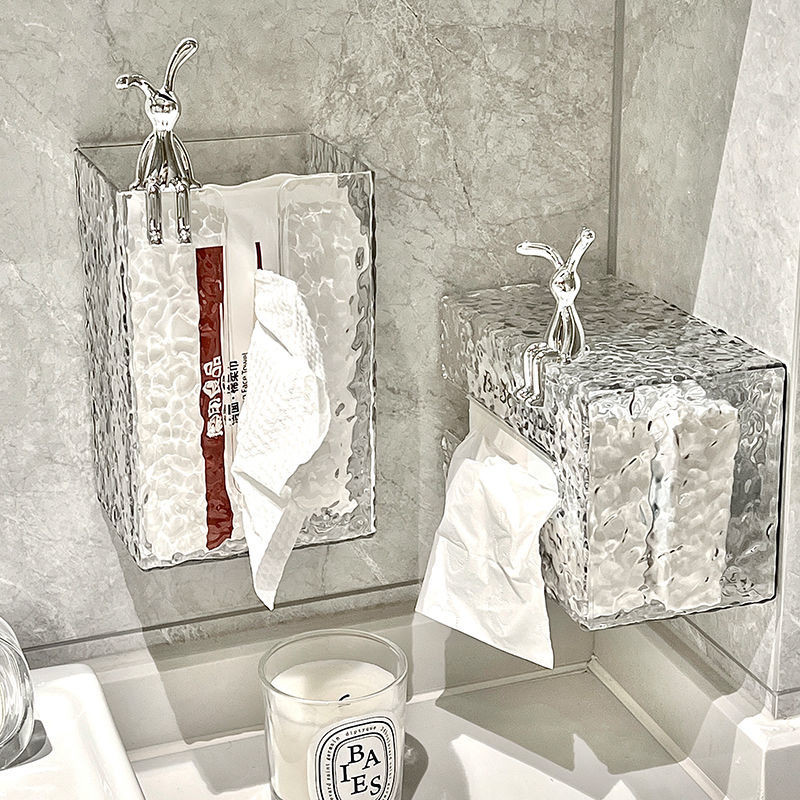 Water Ripple Tissue Box Large High-Value No-Drill Wall-Mounted Face ...