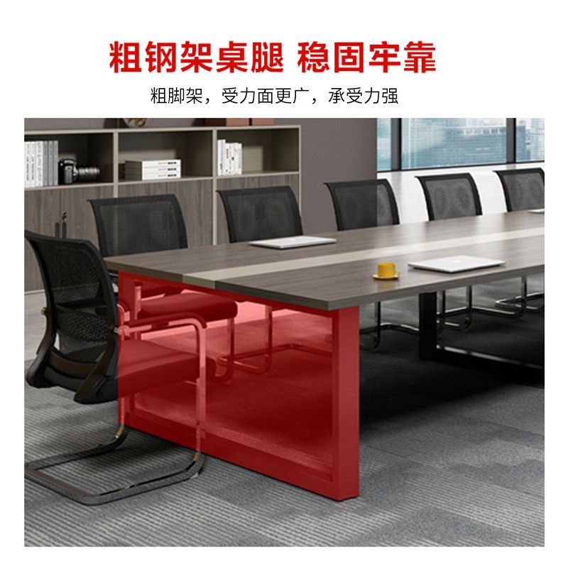 Conference Table and Chair Set Simple Modern Office Desk and Chair ...