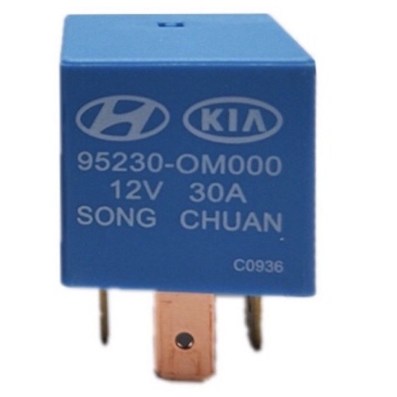 95230-OM000 ORIGINAL 30AMP 4PIN FAN RELAY SONG CHUAN FOR USE ON: PROTON ...
