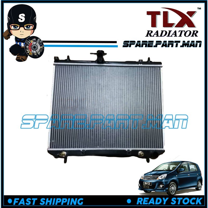 🆒 TLX 🆒 PA22 Radiator Perodua Viva 07 Auto and Manual Single Layer ...