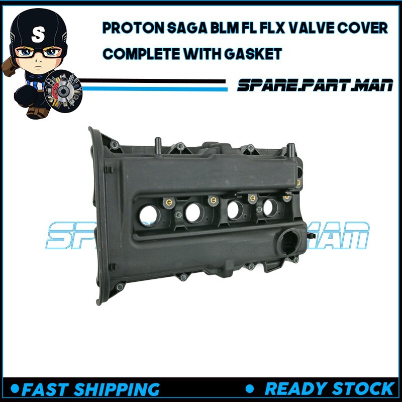 Proton Saga BLM FL FLX Valve Cover Complete with Gasket SPM | Shopee ...