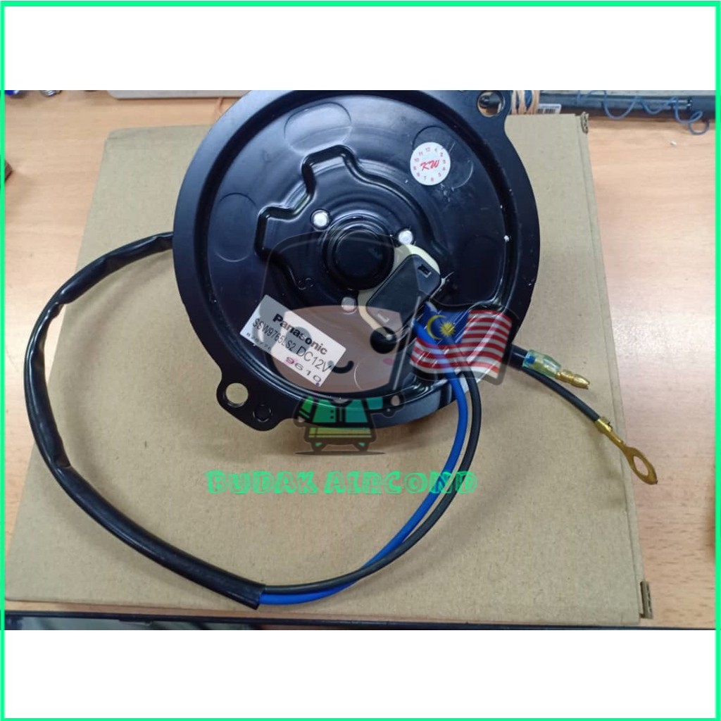 AIR COND FAN MOTOR PANASONIC 12V / SAGA WIRA SANDEN / VAN / LORRY ...