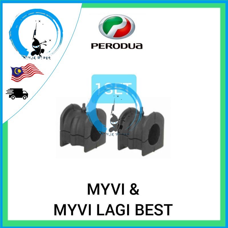 NJW PERODUA MYVI & MYVI LAGI BEST FRONT STABILIZER BUSH SET NJW ...