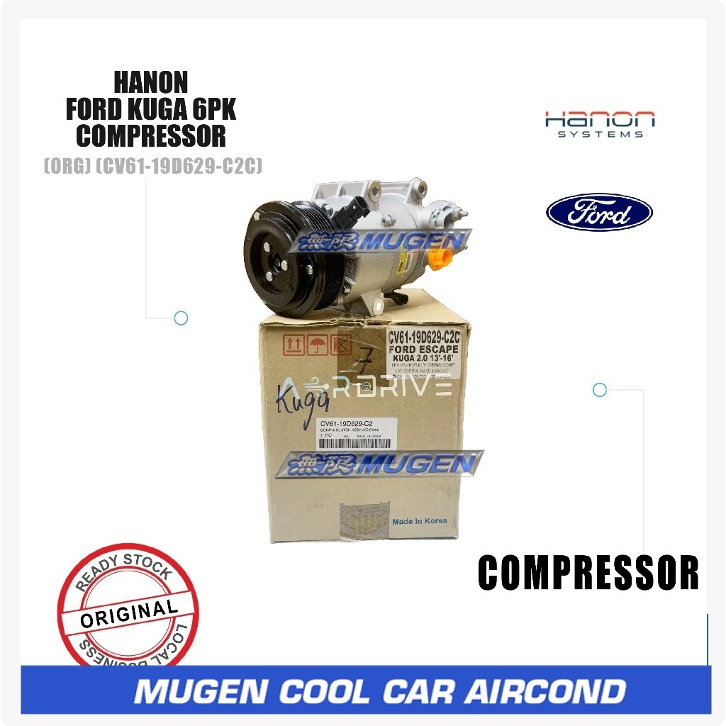 MGC ORIGINAL HANON FORD KUGA 6PK COMPRESSOR CV61-19D629-C2 | Shopee ...