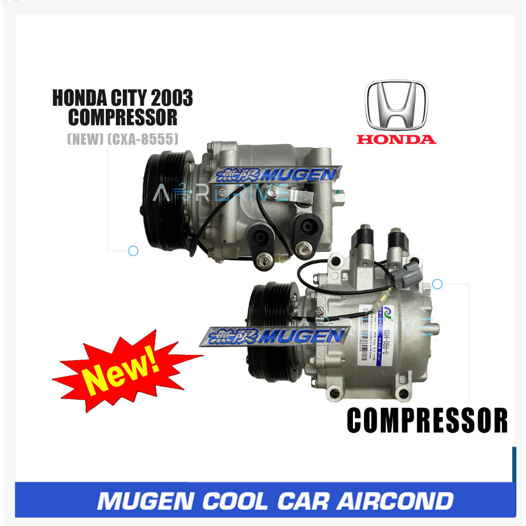 MGC CHINA NEW HONDA CITY 2003 COMPRESSOR 3606 / CXA-8555 | Shopee Malaysia
