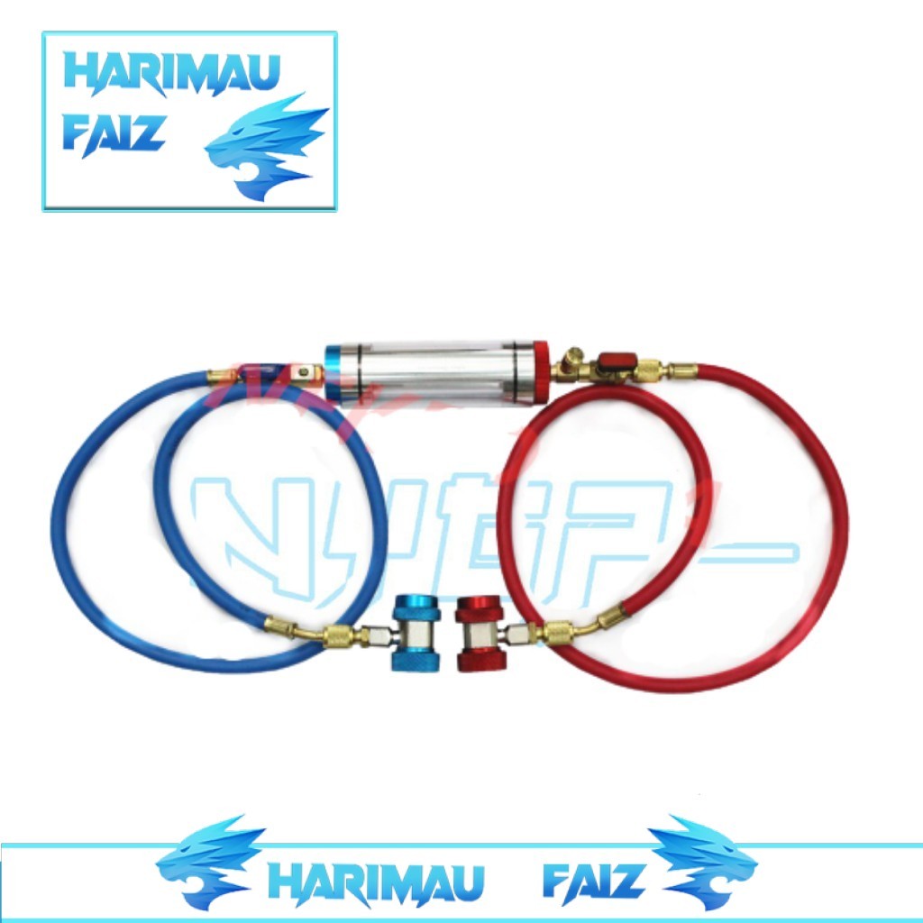 CAR AIR COND OIL CHECK TOOL KERETA TEST MINYAK AIR COND COMPRESSOR SET ...