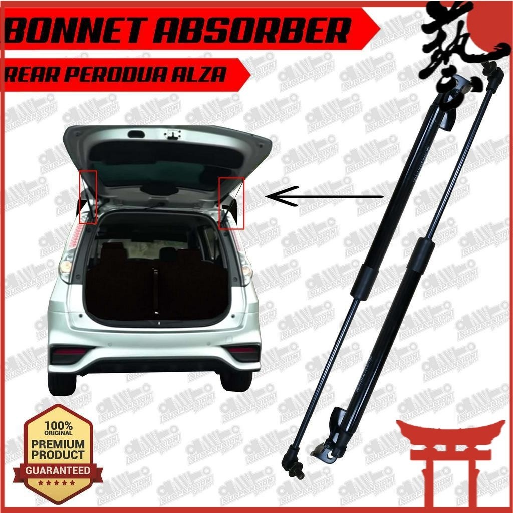 PERODUA ALZA REAR BONNET ABSORBER ( 1 Pair ) | Shopee Malaysia