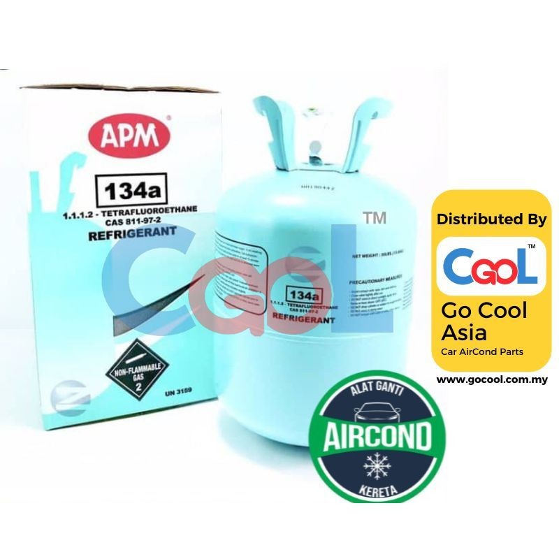 GAS AIRCOND R134A GAS 13.6KG APM MALAYSIA | Shopee Malaysia