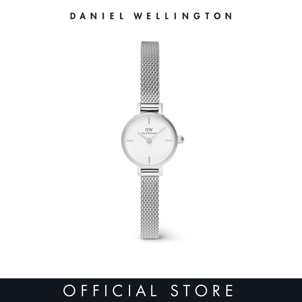 [2 years warranty] Daniel Wellington Petite Mini 19mm Sterling Silver ...