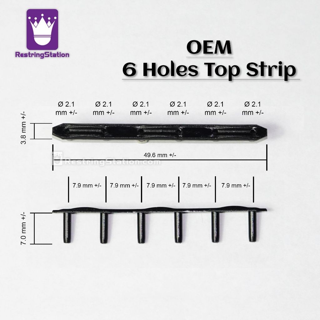 [Special Grommet] OEM 12 O'Clock 6 Holes Badminton Grommet Strip [Un ...