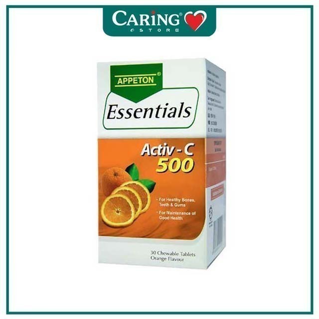 APPETON ESSENTIALS VIT C (500MG × 30S) | Shopee Malaysia