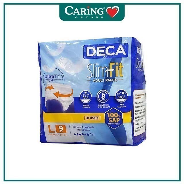 DECA SLIM FIT ADULT PANTS 9S - SIZE L | Shopee Malaysia
