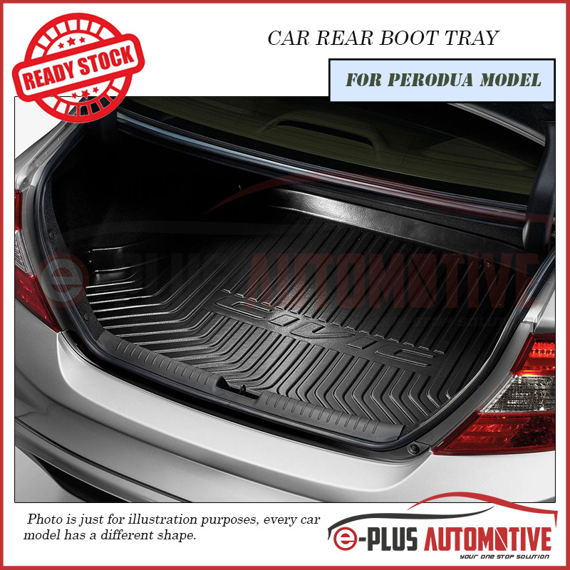 PERODUA Custom Fit Original OEM ABS Non Slip Rear Car Boot Cargo Trunk ...