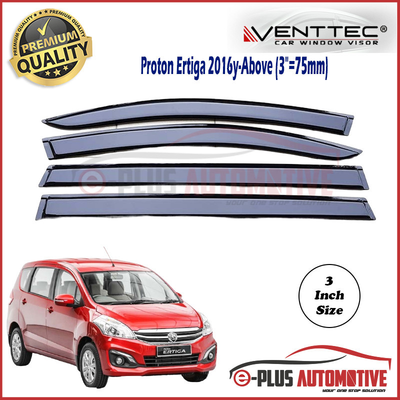 Venttec Premium Acrylic 3mm Door Visor (Made in Malaysia) 3/4 ...