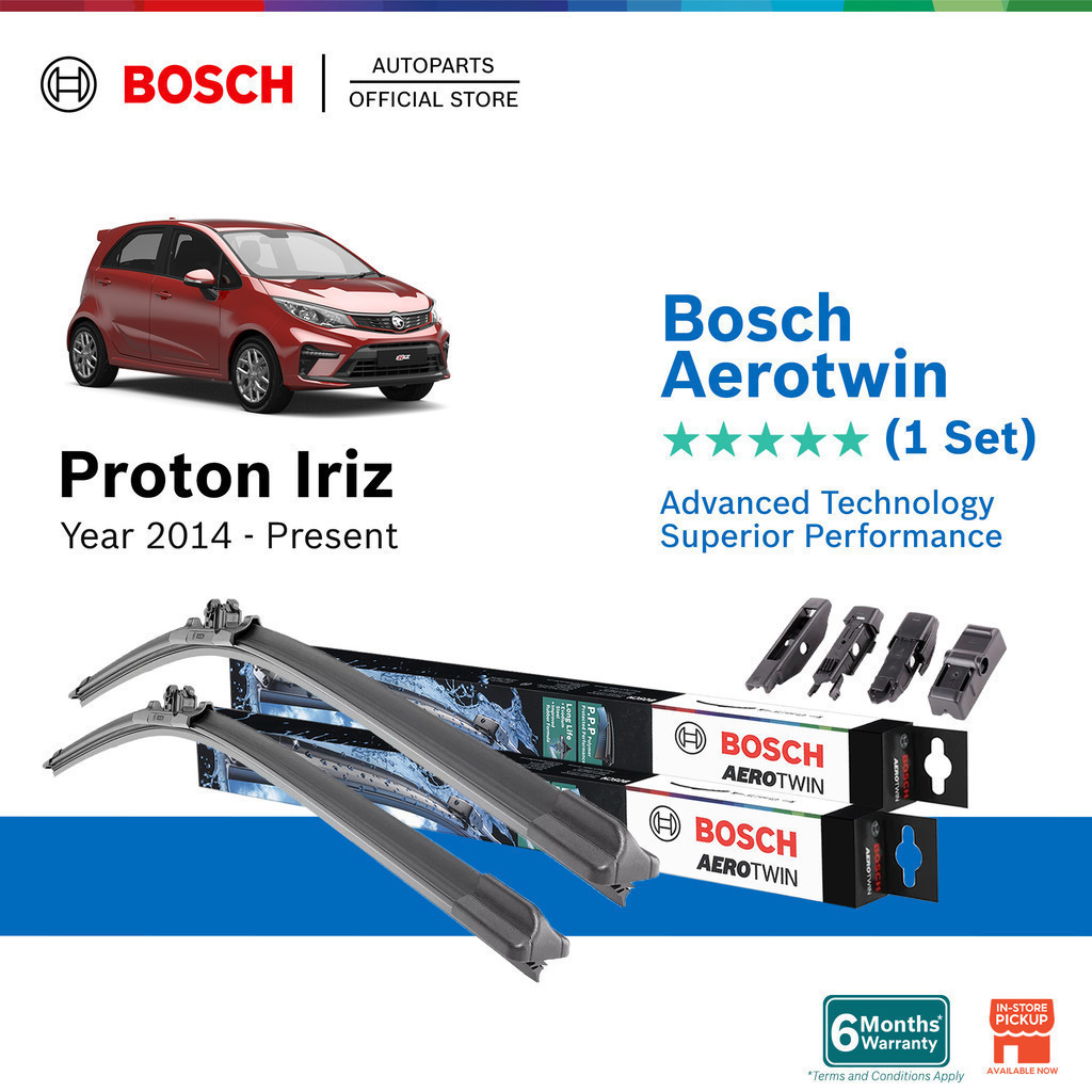Bosch Aerotwin Plus Multi Clip Wiper Set untuk Proton IRIZ (24"/16 ...