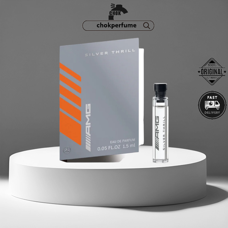 Mercedes Benz AMG Silver Thrill EDP 1.5ml Perfume Sample Vial (M ...