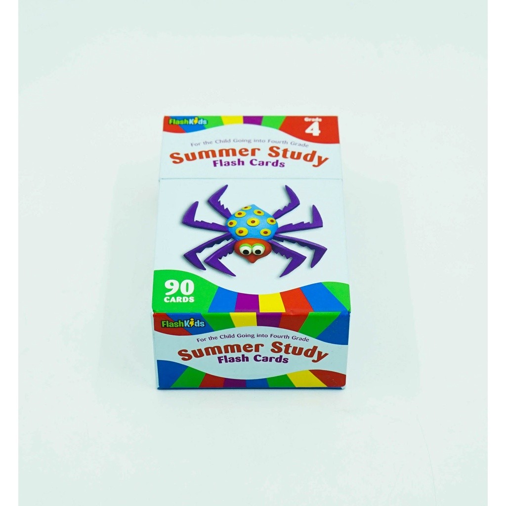(BBW) SUMMER STUDY FLASH CARDS GRADE 4 (ISBN: 9781411465435) | Shopee Malaysia