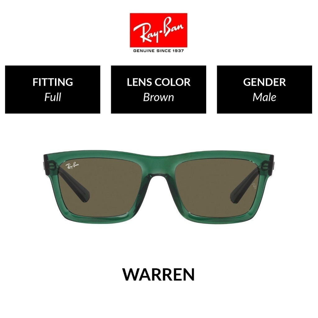 Ray-Ban Warren - RB4396F 6681/3 | Male Full Fitting | Sunglasses Size ...