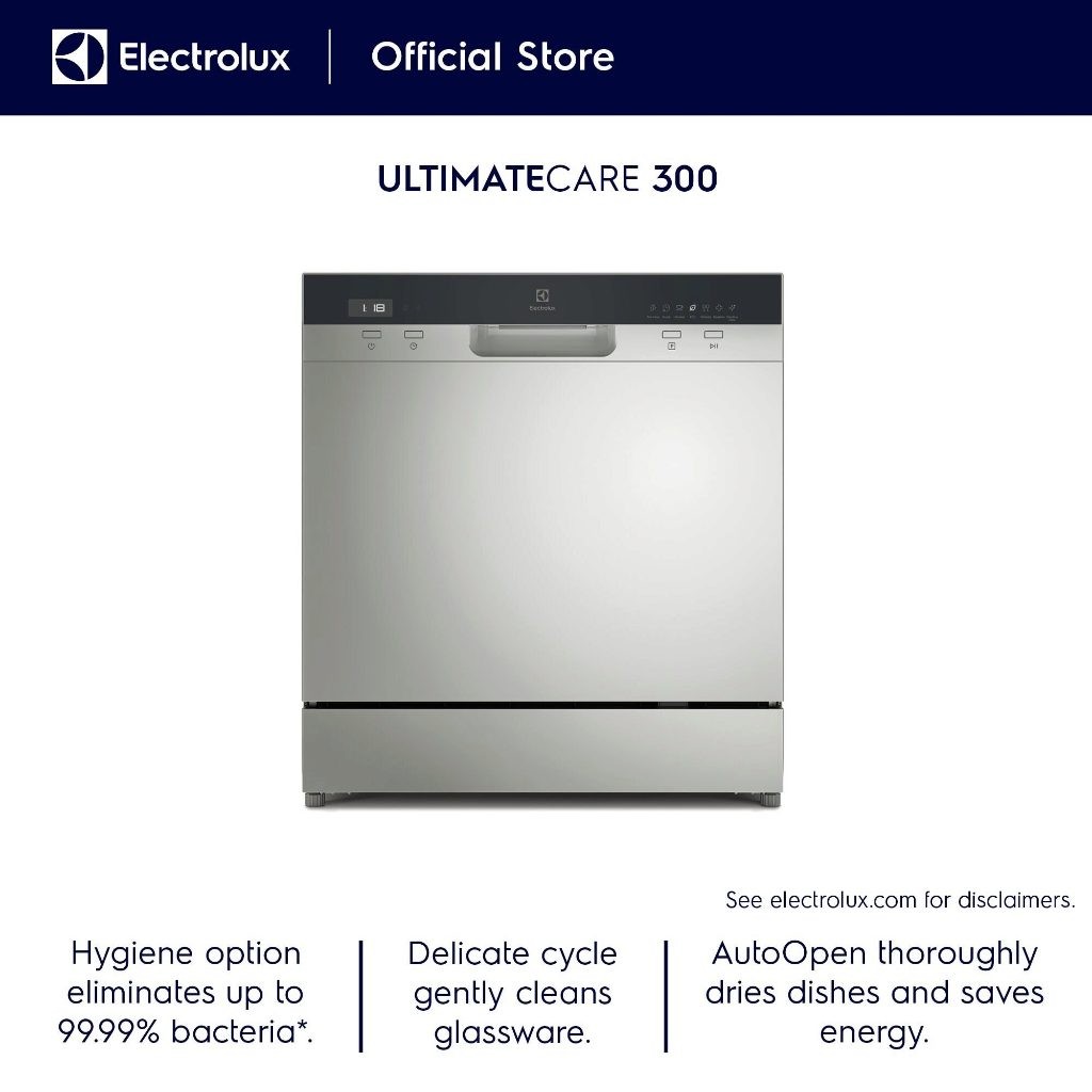 Electrolux 55cm Compact Dishwasher (8 Place Settings) EFC3862MS ...