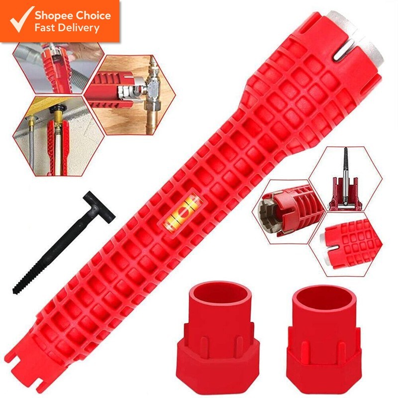 Faucet and Sink Installer Tool (8-in-1) - Extra-Long Kitchen and ...