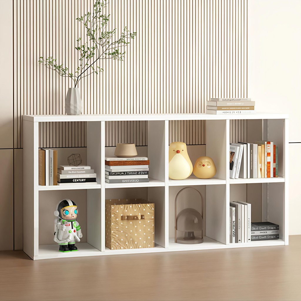 Rak Buku Bertutup Multifunctional DIY Storage Bookshelf Rack Bookcase ...
