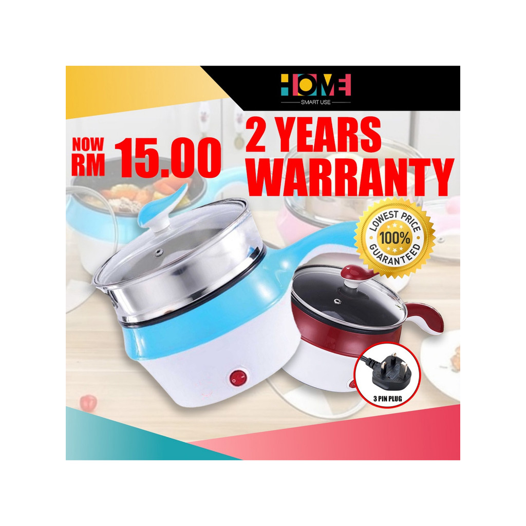 🔥Periuk Nasi Pengukus Pot Periuk Elektrik 1.2L🔥 Non Stick1.2L Electric ...