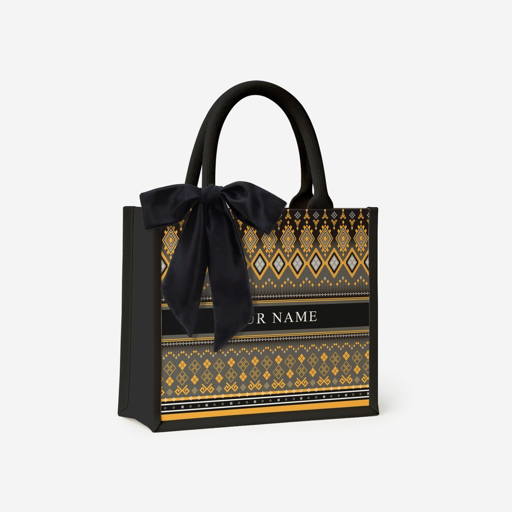 FAMSY Songket - Tote Bag (With Name Customization) | Shopee Malaysia