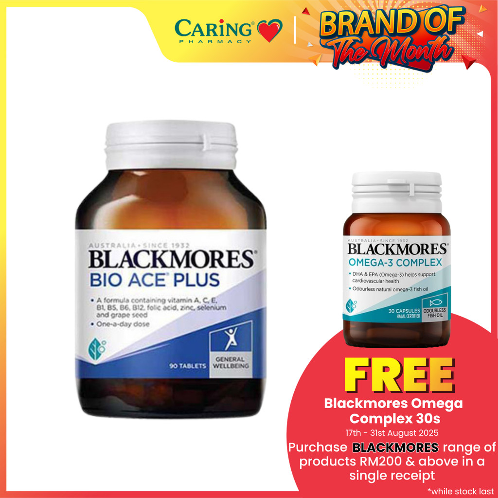 CARING BLACKMORES BIO ACE PLUS 90S | Shopee Malaysia