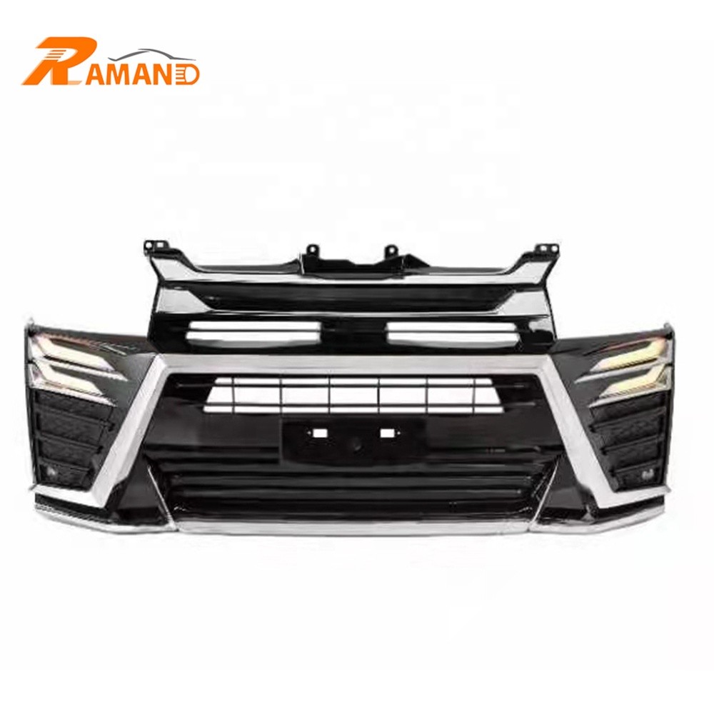 Body Kit Front Bumper Front Face for Hiace KDH200 2005-2018 with LED ...