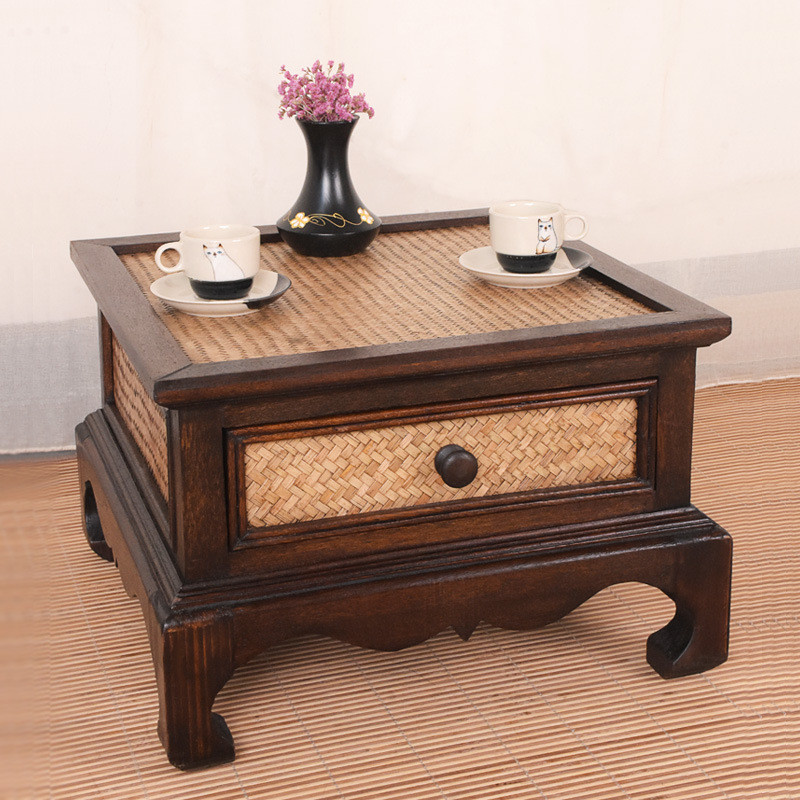 HY-6/Tatami Table Small Coffee Table Japanese Style Solid Wood Zen ...