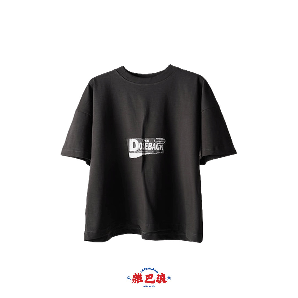 Zapbalang Mini Mart: Doubleback | Headline News Oversize Tee (Dark Grey ...