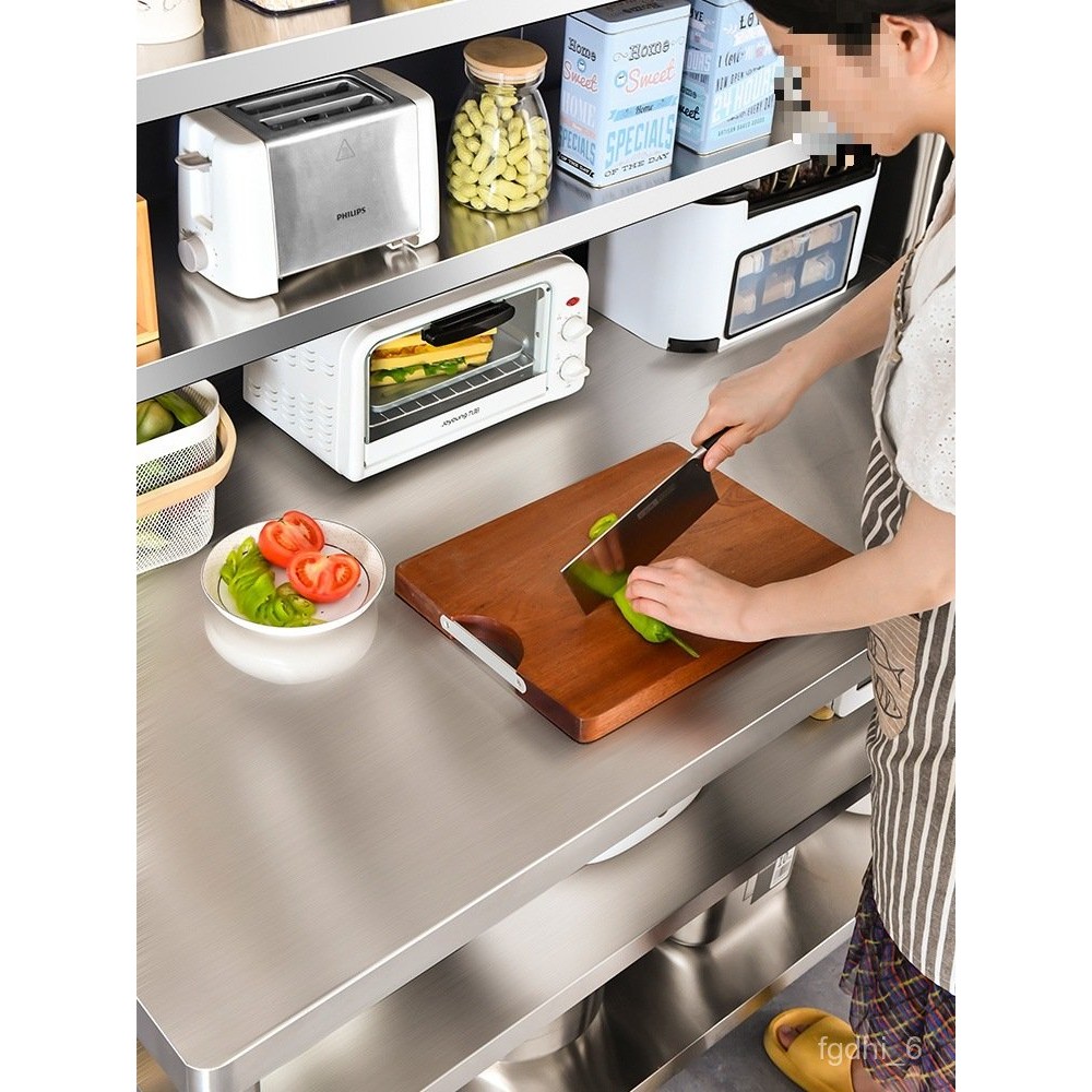 J-H/ SCountertop Table Top Cutting Board Gas Stove Table Commercial ...