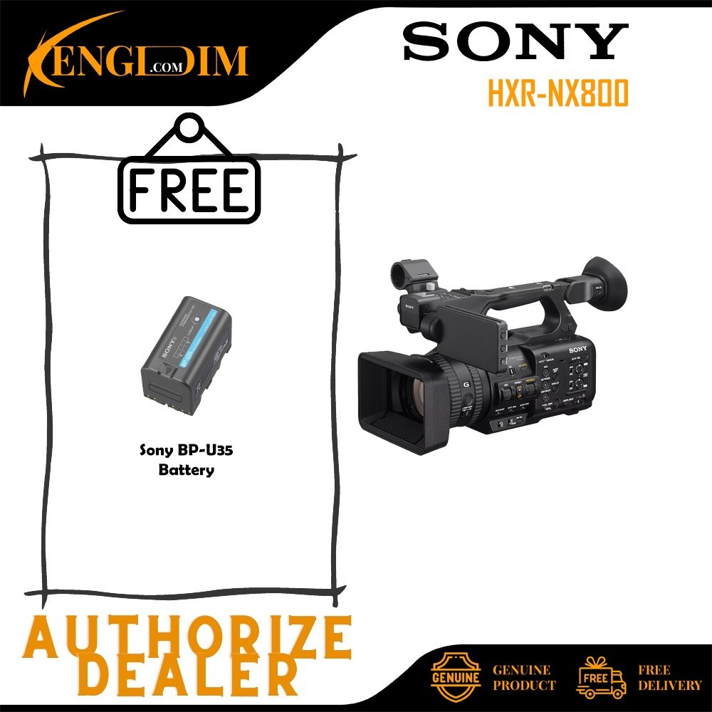 Sony HXR-NX800 4K 1" CMOS Sensor NXCAM Camcorder | Shopee Malaysia