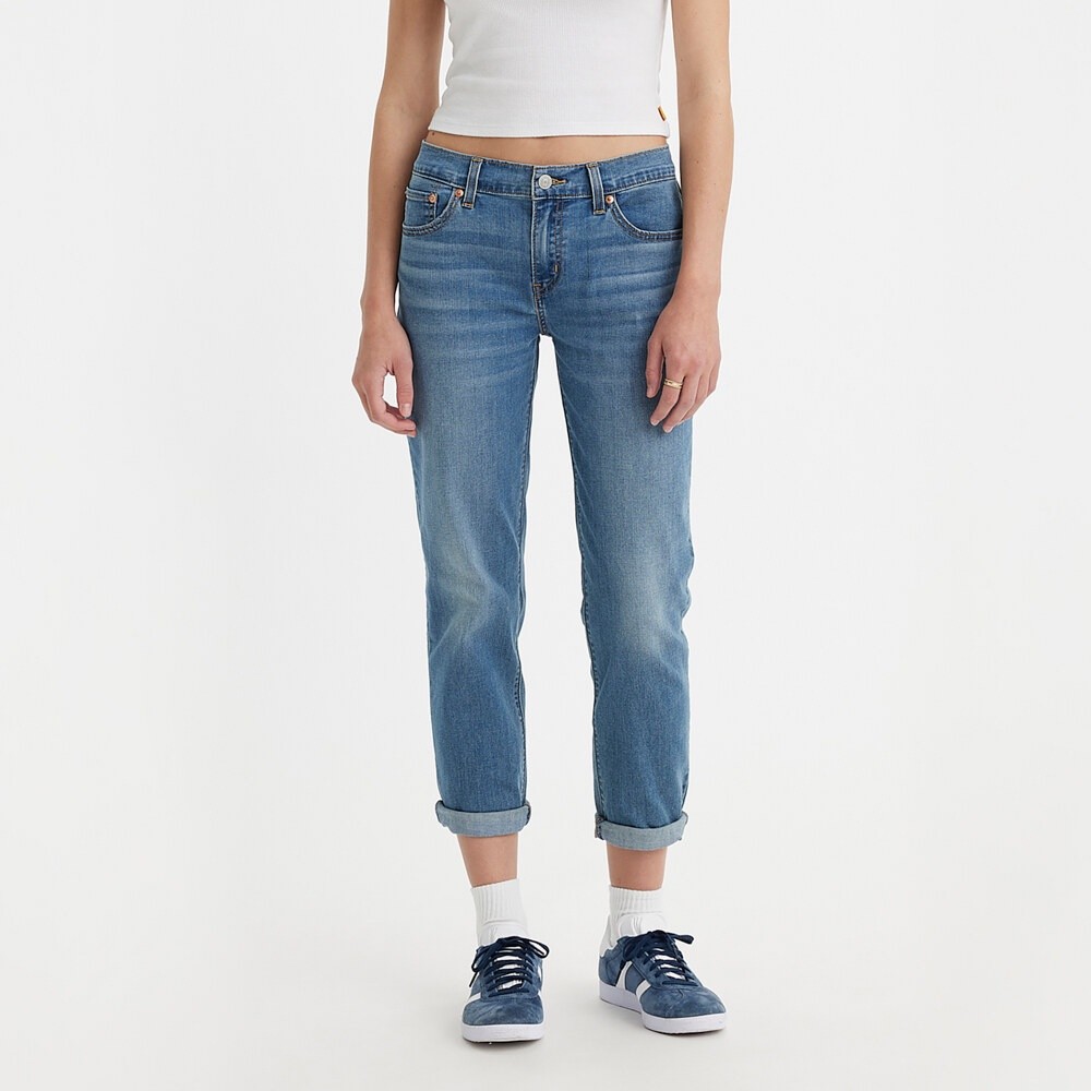 Levi's® Women's Mid-Rise Boyfriend Jeans 19887-0302 | Shopee Malaysia