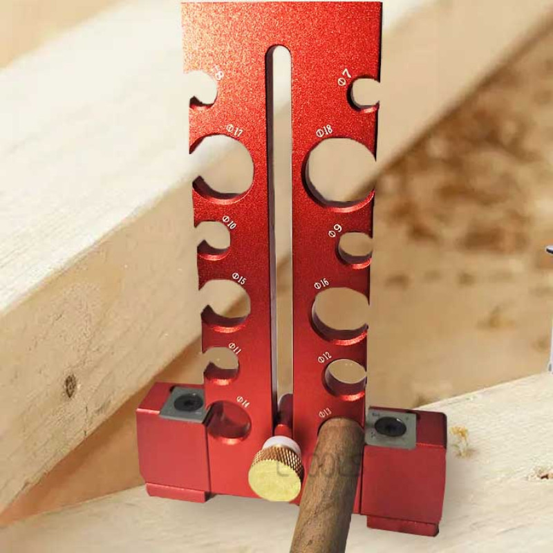Newly Adjustable Dowel Maker Jig Knob Type Double-edged Cutting Wood ...