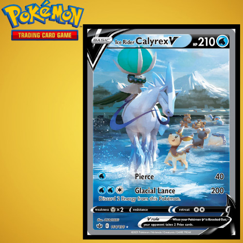 ice rider calyrex v 164/198 tier Gold pokemon card game tcg ptcg ...
