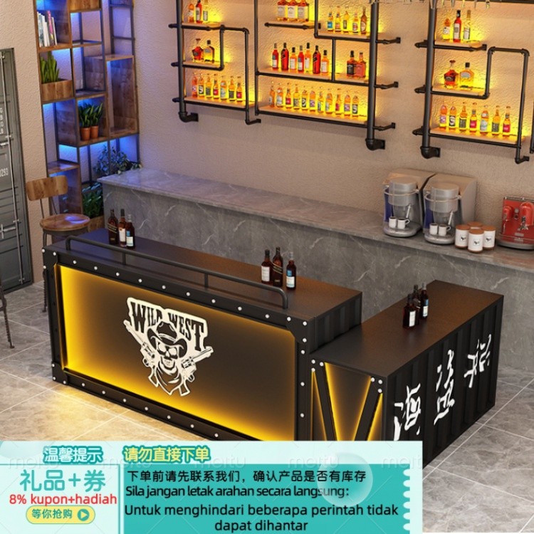HY@ Industrial Style Retro Cashier Coffee Shop Restaurant Bar Bar ...