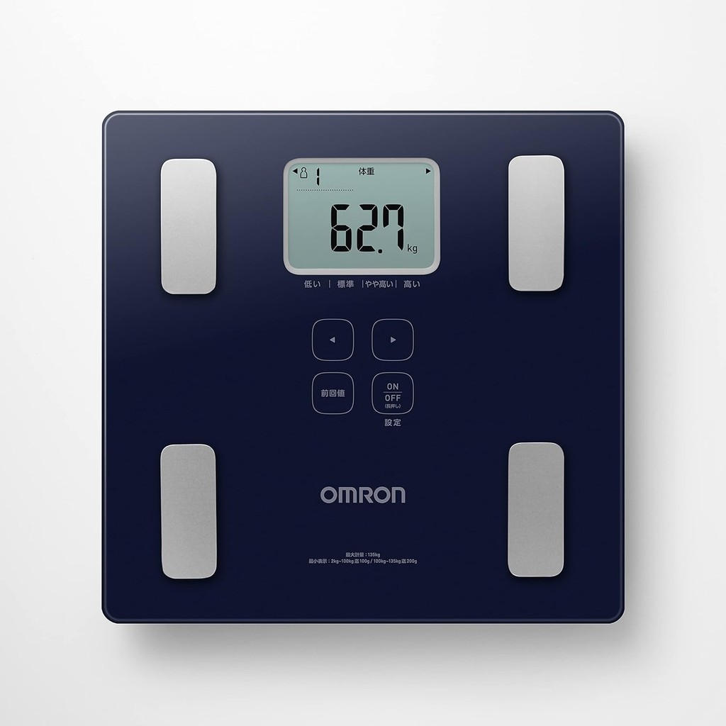 Omron Weight Scale Weight And Body Composition Meter Body Scan Dark ...