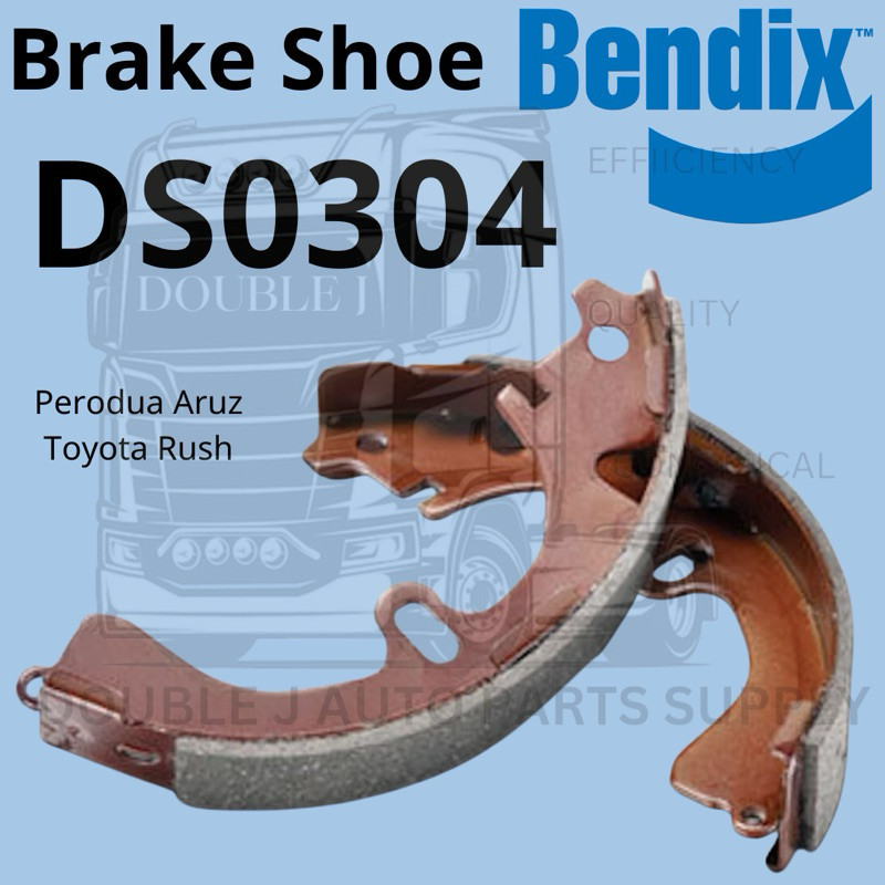 Genuine Bendix Perodua Aruz, Toyota Rush Rear brake shoe DS0304 ...
