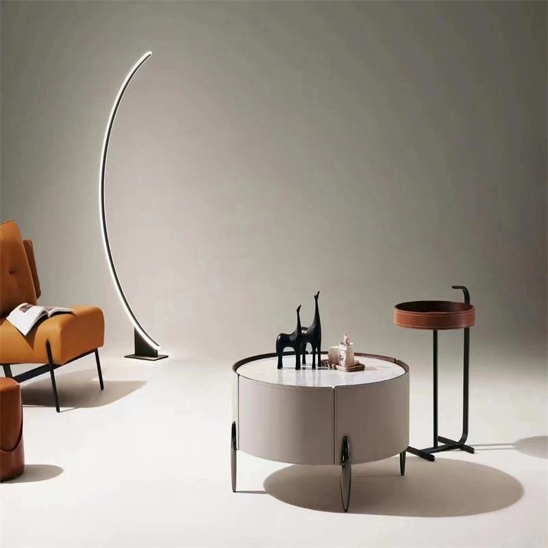 HY-6/Modern Minimalist Stone Plate Coffee Table Combination Italian ...