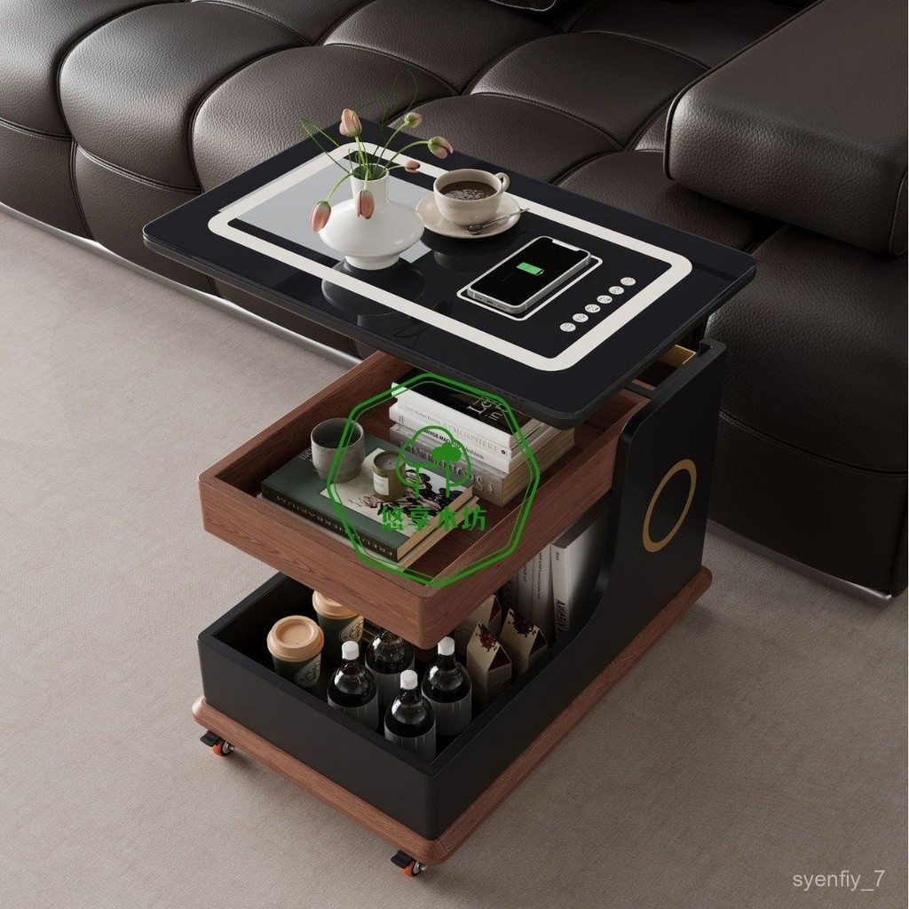 Contact seller/Smart Mobile Coffee Table Adjustable Sofa Side Table ...